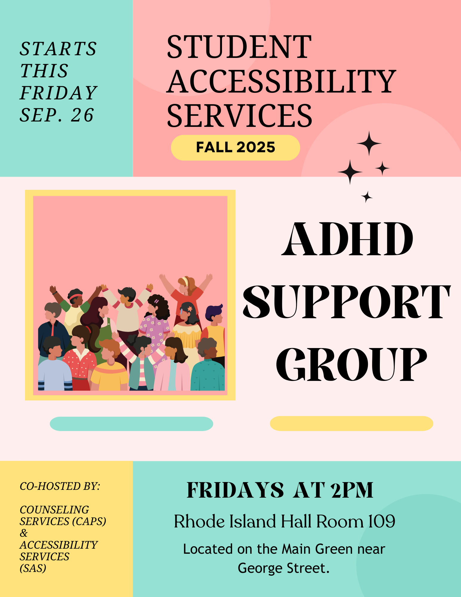 Support Groups | Student Accessibility Services | Brown University